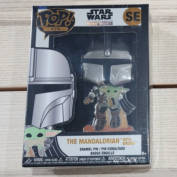 Toys | The Mandalorian With Grogu Funko Pop Pin Se Star Wars Special ...